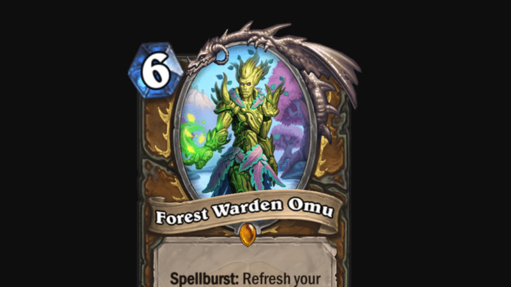 Hearthstone: Forest Warden Omu, new Legendary Druid minion revealed