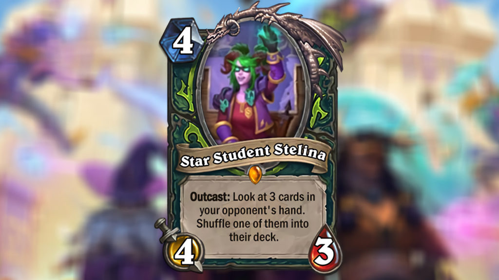 Hearthstone: Star Student Stelina, Legendary Demon Hunter minion
