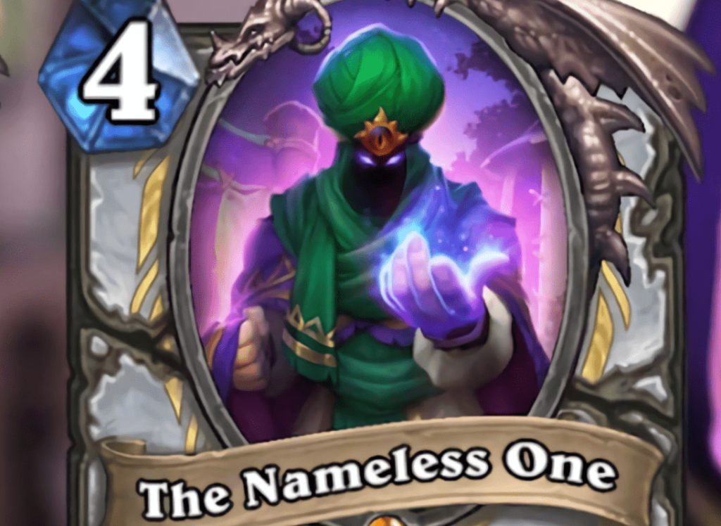 The Nameless One in Hearthstone's Madness at the Darkmoon Faire