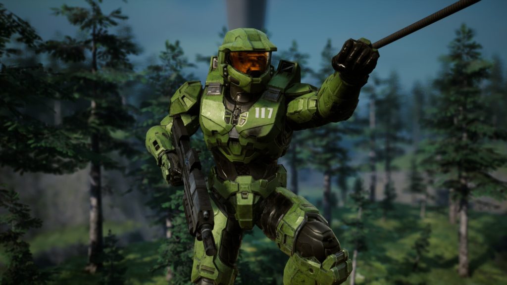Master Chief's new Grappleshot weapon flexed in new Halo Infinite short ...