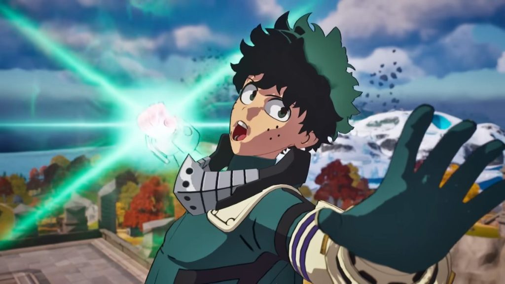 My Hero Academia Deku Smash move removed from Fortnite