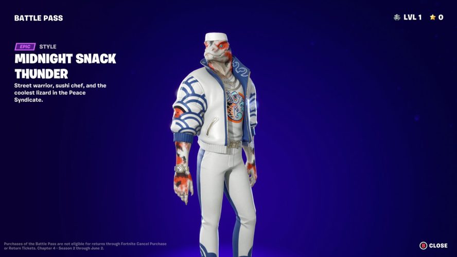 Fortnite: Chapter 4, Season 2 Battle Pass review, Thunder