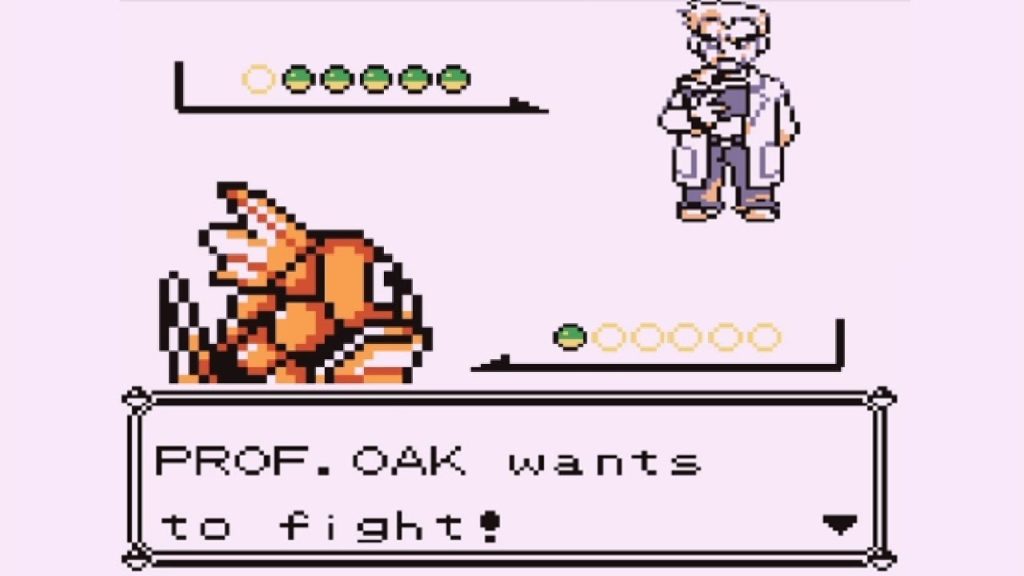 How to battle Professor Oak in Pokemon Red and Blue