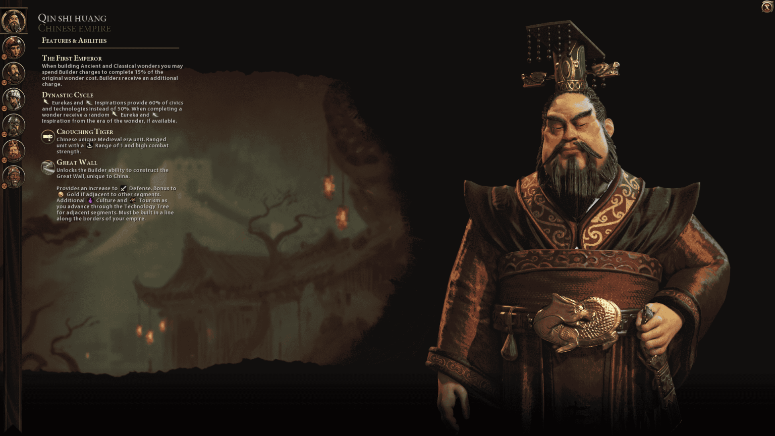 A Guide to Playing Qin Shi Huang of China in Civilization 6 | Retbit