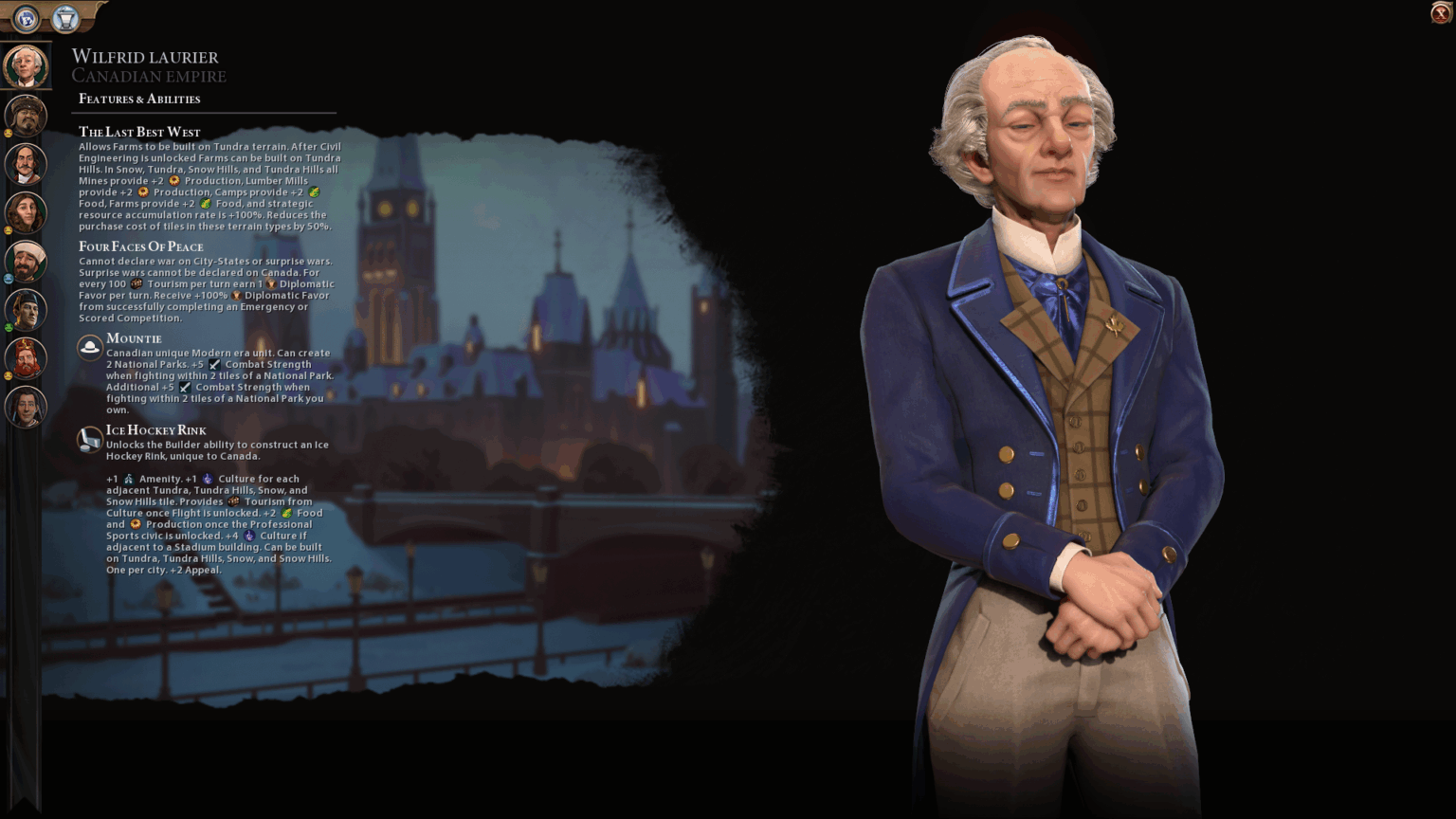A Guide to Playing as the Wilfrid Laurier Civ 6 Canada Leader in ...