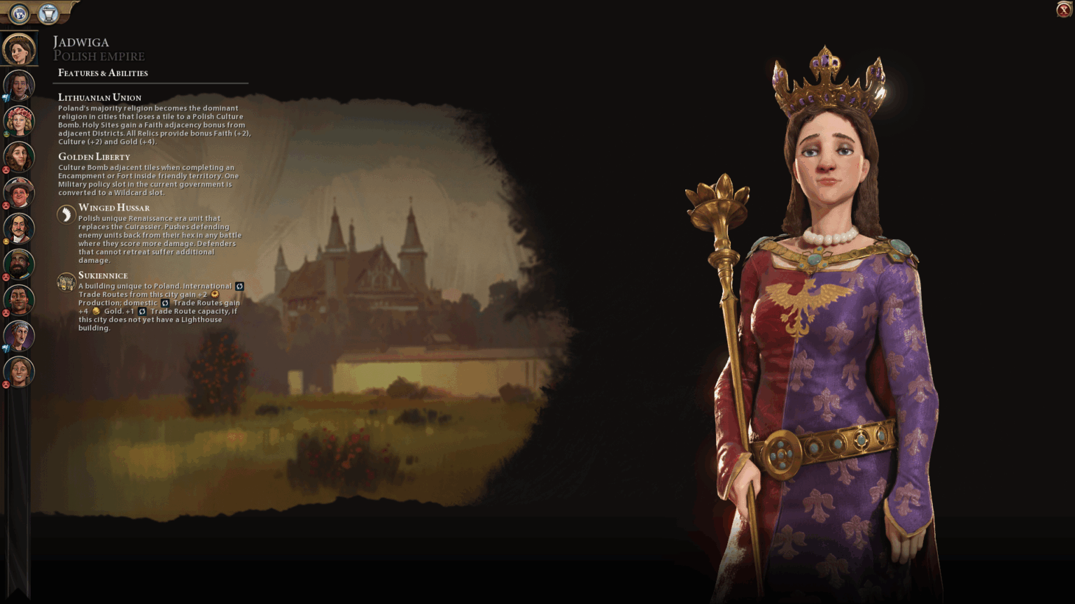 A Guide to Playing as the Polish Jadwiga Civ 6 Leader in Civilization 6 ...
