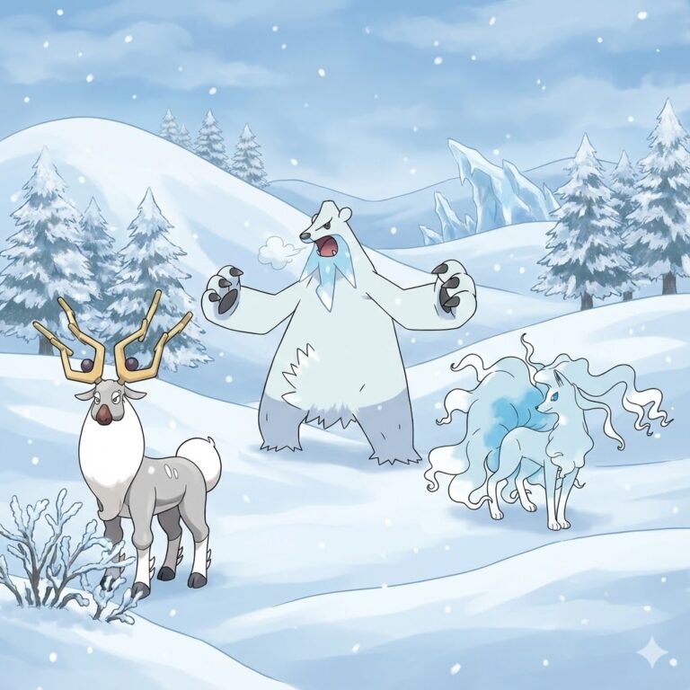 Freeze the competition with this winter-themed Pokemon team